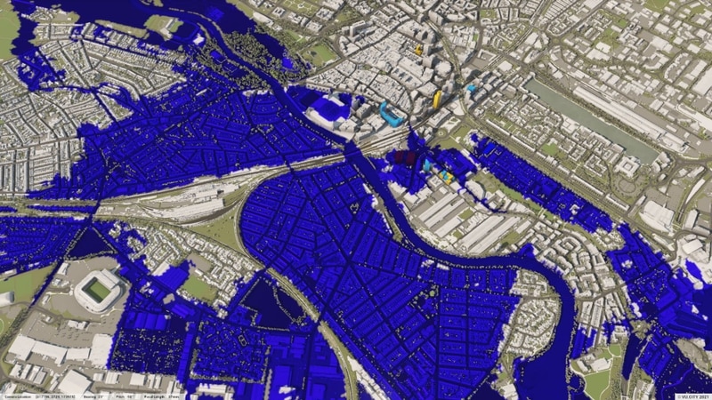 3D Model of Cardiff & Digital Twin for Urban Planning & Design