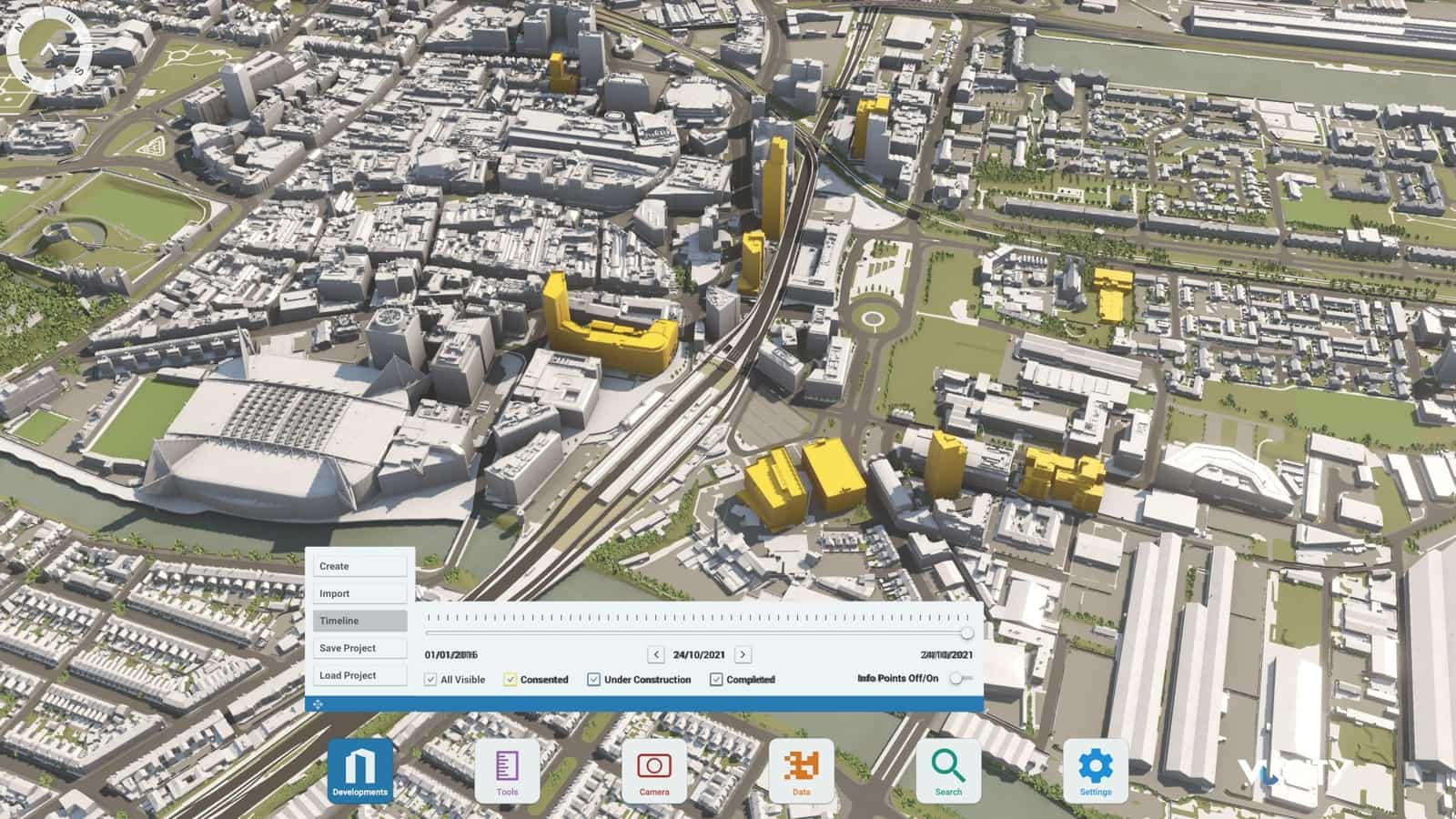 3D Model of Cardiff & Digital Twin for Urban Planning & Design