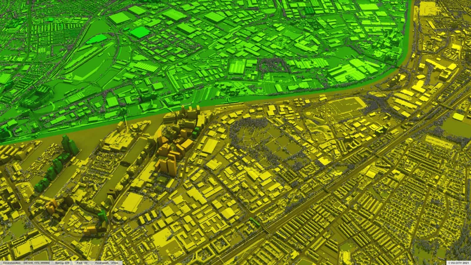3D Model of Manchester & Digital Twin for Urban Planning & Design