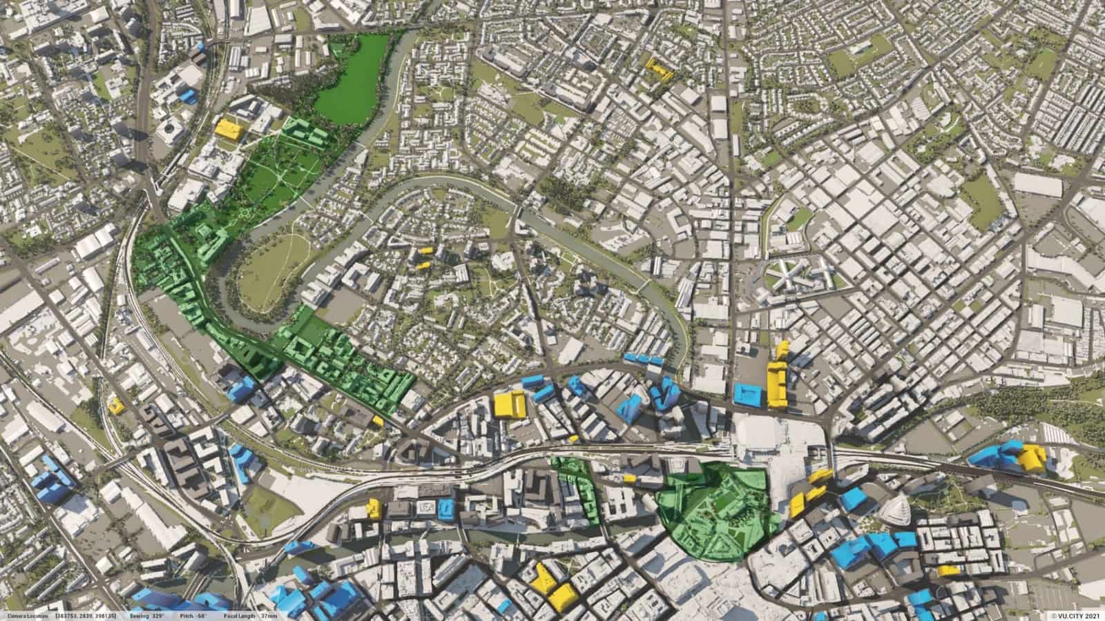 3D Model of Manchester & Digital Twin for Urban Planning & Design