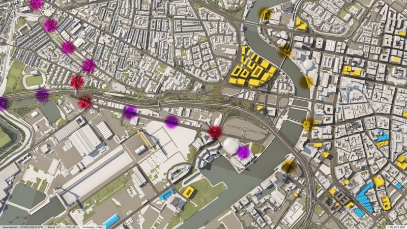 3D Model of Belfast & Digital Twin for Urban Planning & Design