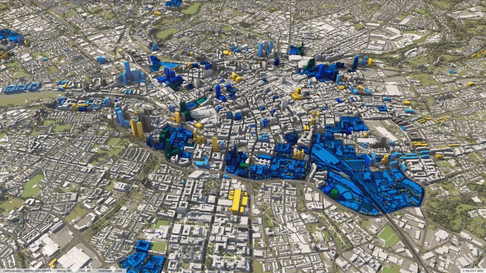 3D Model of Manchester & Digital Twin for Urban Planning & Design