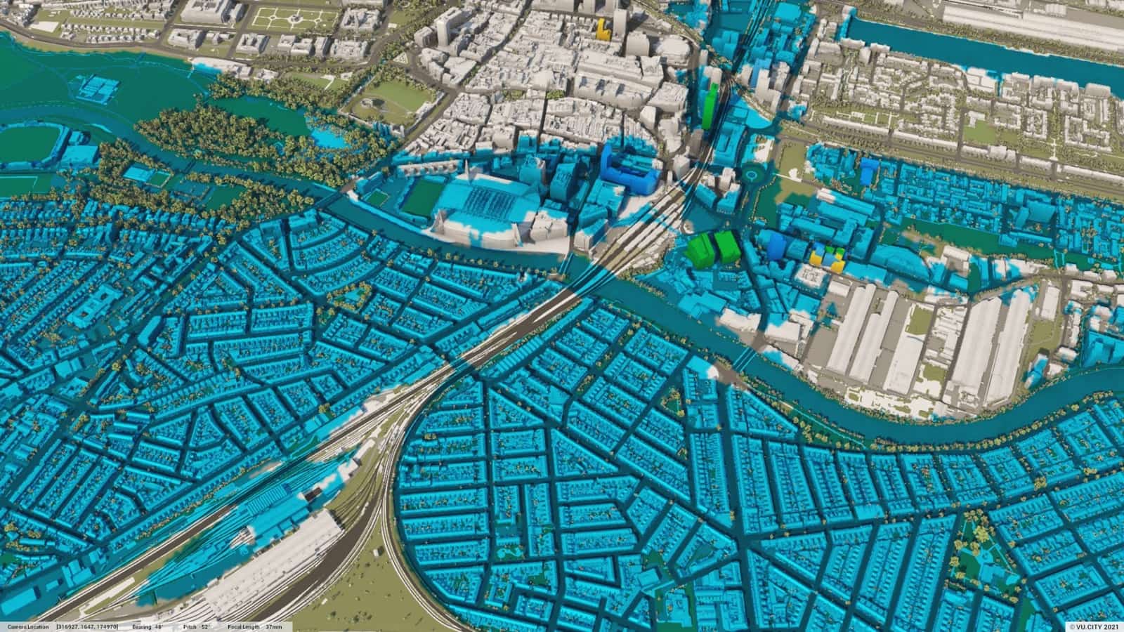 3D Model of Cardiff & Digital Twin for Urban Planning & Design