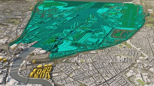3D Model of Belfast & Digital Twin for Urban Planning & Design