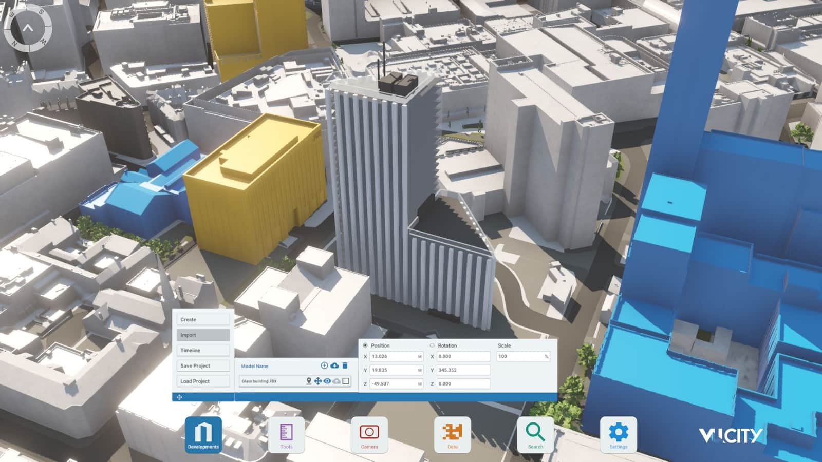 3D Model of Sheffield & Digital Twin for Urban Planning & Design