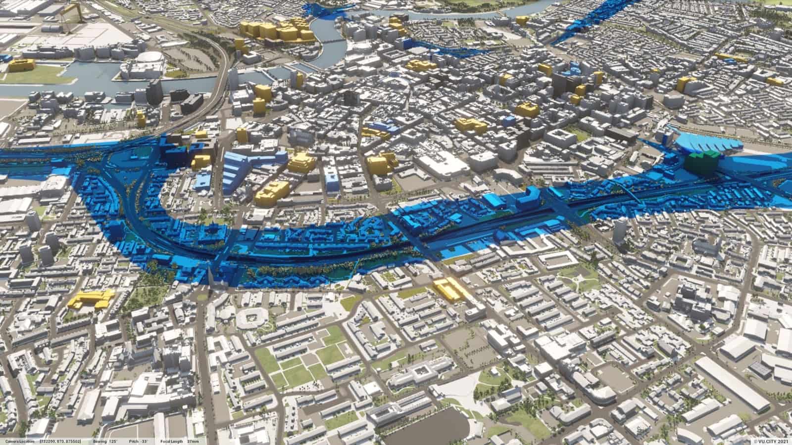 3D Model of Belfast & Digital Twin for Urban Planning & Design