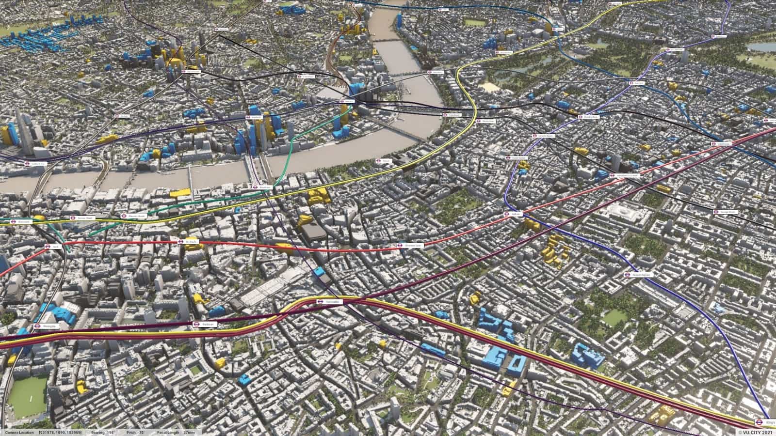 3D Model of London & Digital Twin for Urban Planning & Design