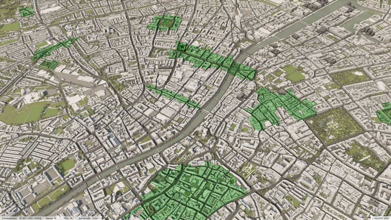 3D Model of Dublin & Digital Twin for Urban Planning & Design