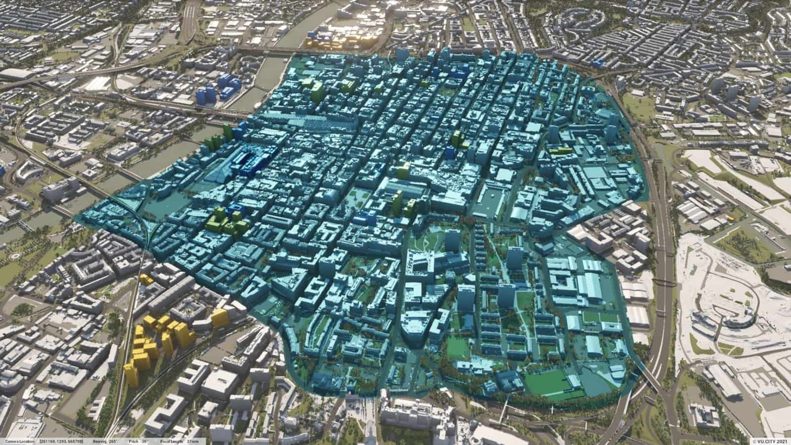 3D Model of Glasgow & Digital Twin for Urban Planning & Design