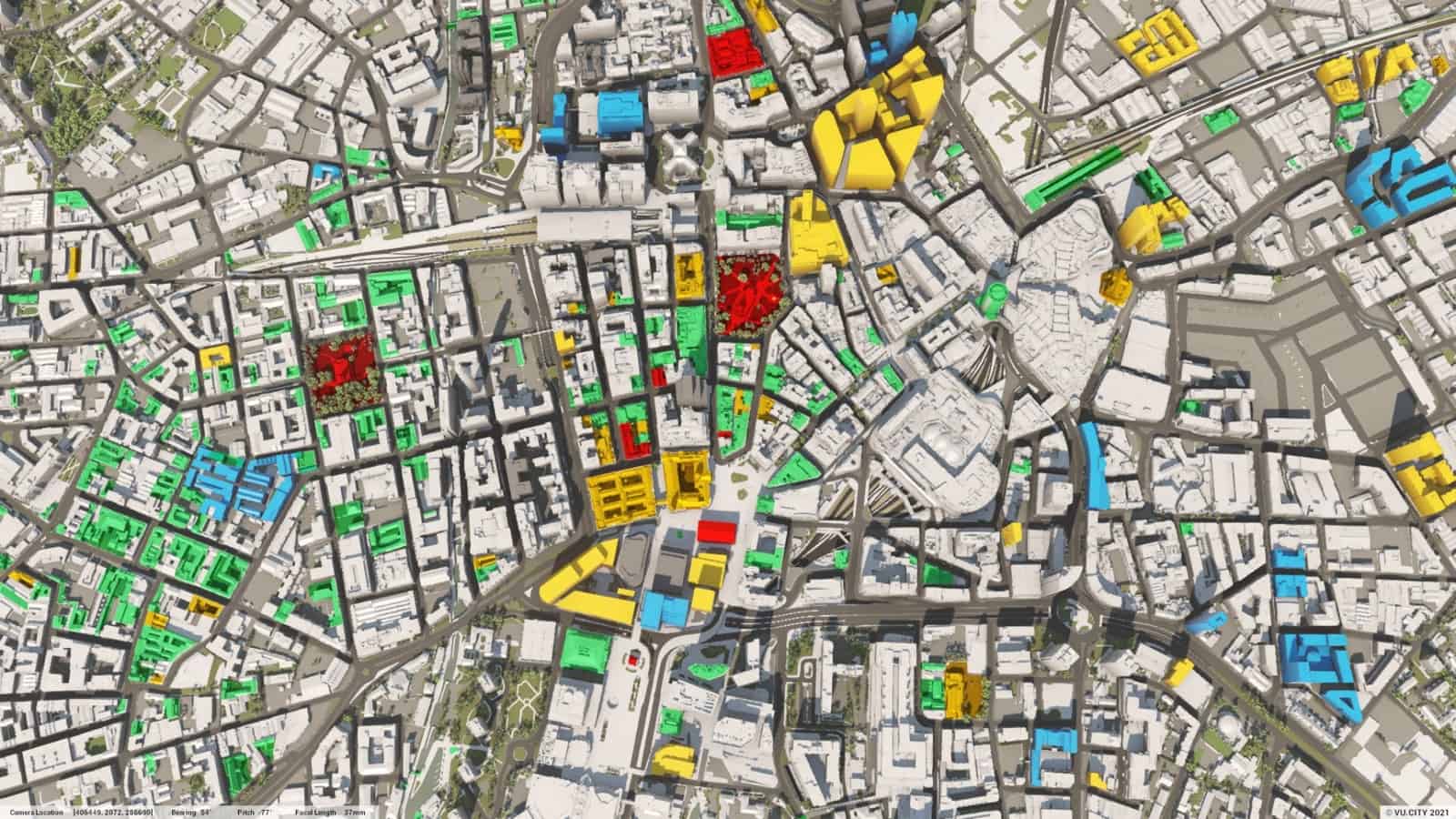3D Model of Birmingham & Digital Twin for Urban Planning & Design