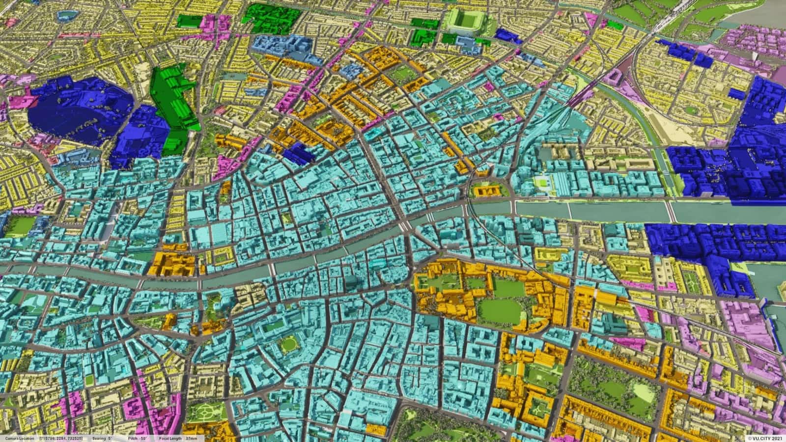 3D Model of Dublin & Digital Twin for Urban Planning & Design