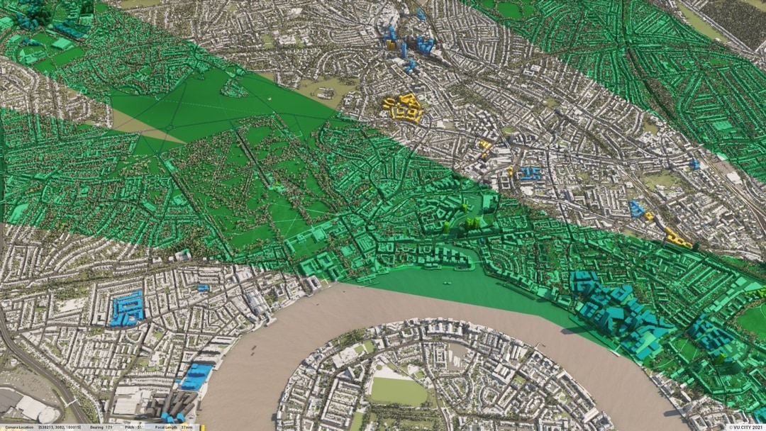 3D Model of London & Digital Twin for Urban Planning & Design