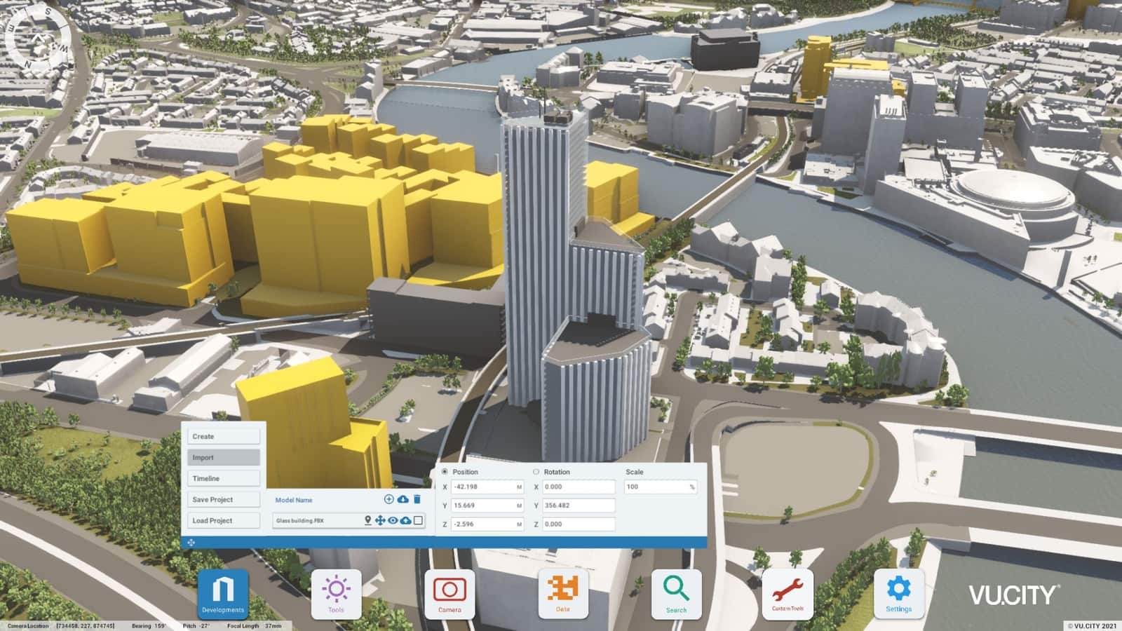 3D Model of Belfast & Digital Twin for Urban Planning & Design