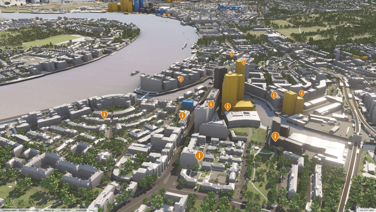 3D Model of London & Digital Twin for Urban Planning & Design
