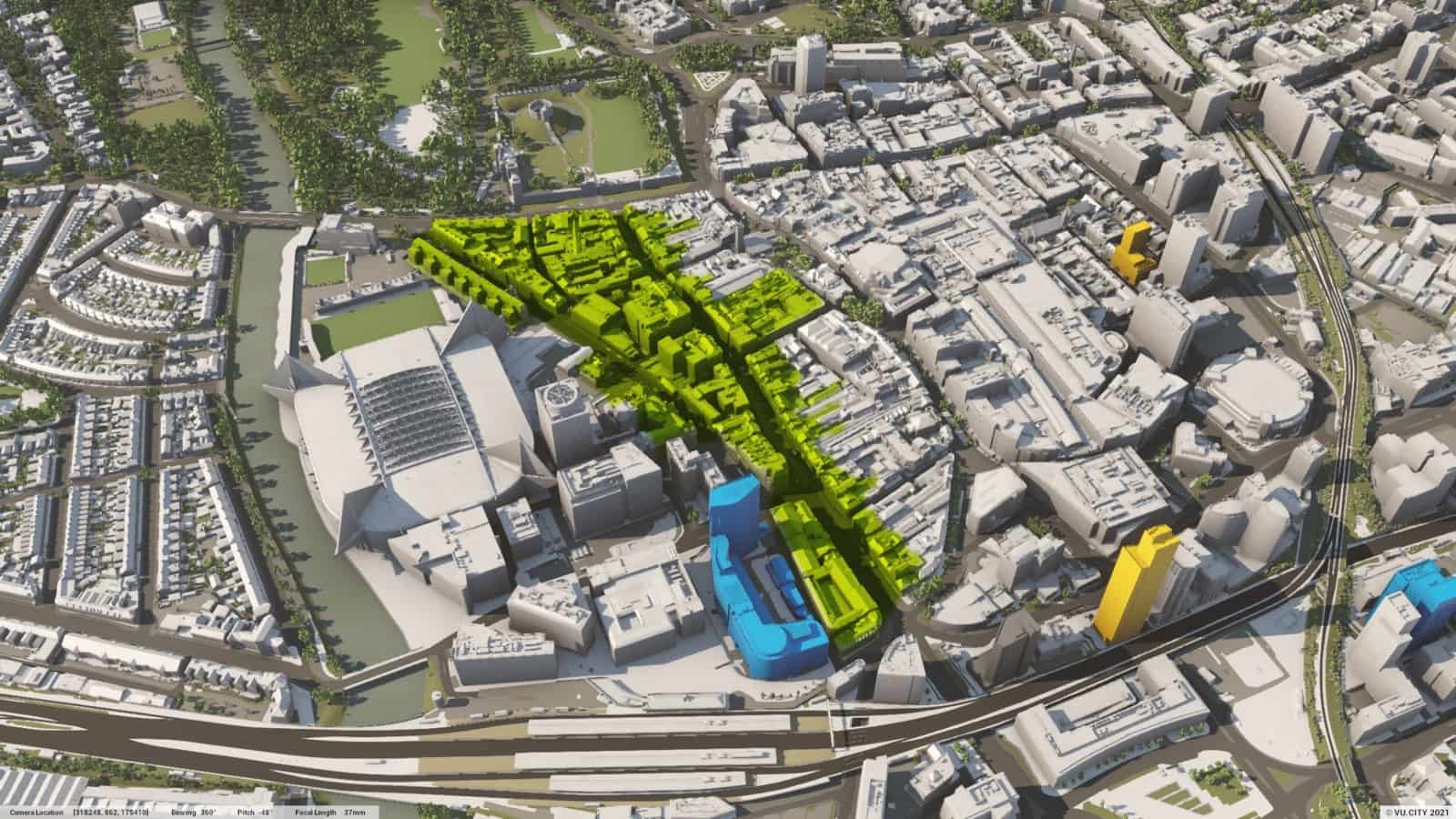 3D Model of Cardiff & Digital Twin for Urban Planning & Design