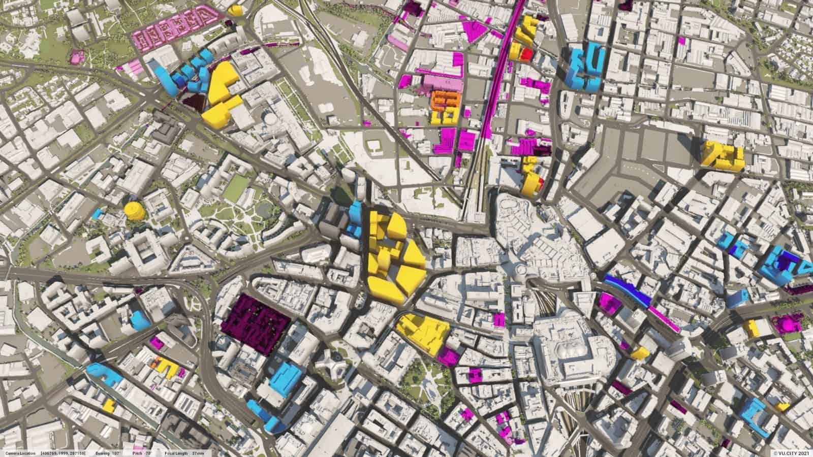3D Model of Birmingham & Digital Twin for Urban Planning & Design