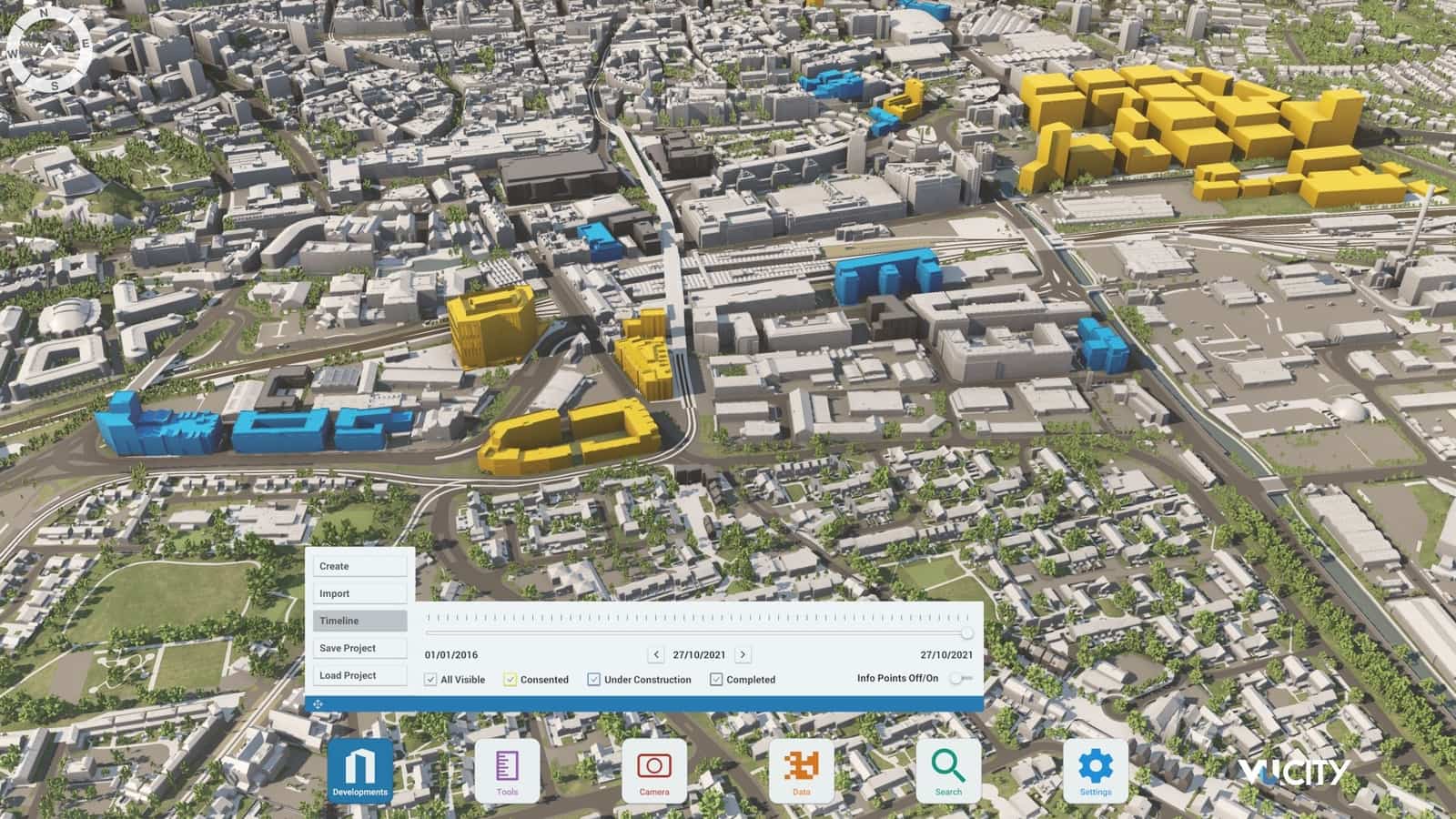 3D Model of Nottingham & Digital Twin for Urban Planning & Design