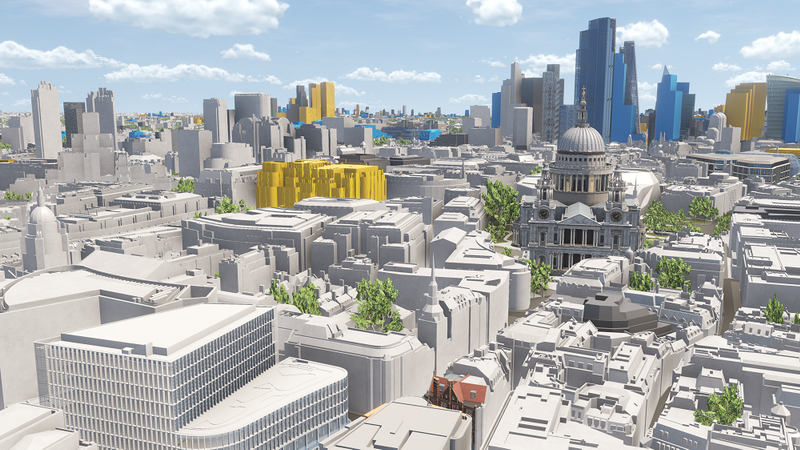 3D Model of London & Digital Twin for Urban Planning & Design