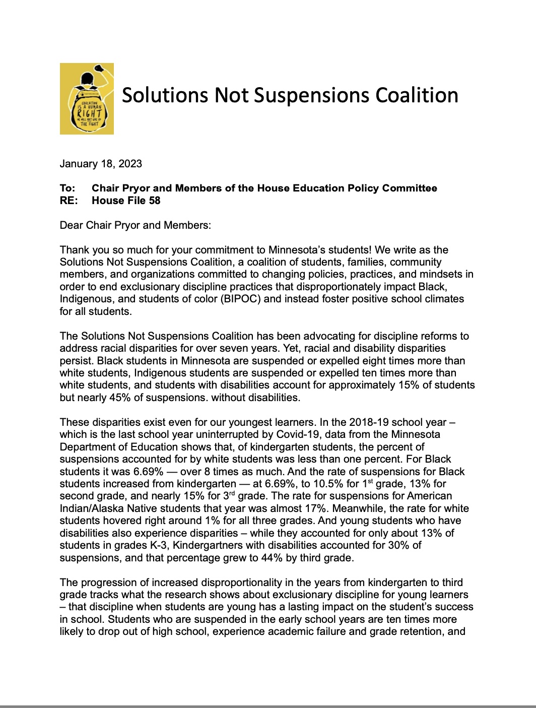 Expelled From School Letter