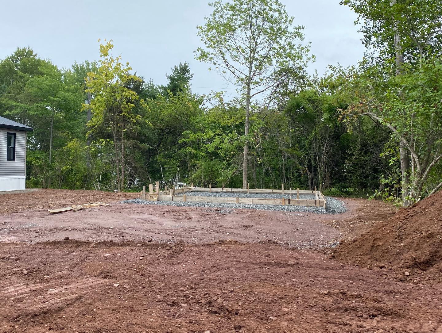 Foundations, Pads, & Site Prep Work | McCormick Landscaping