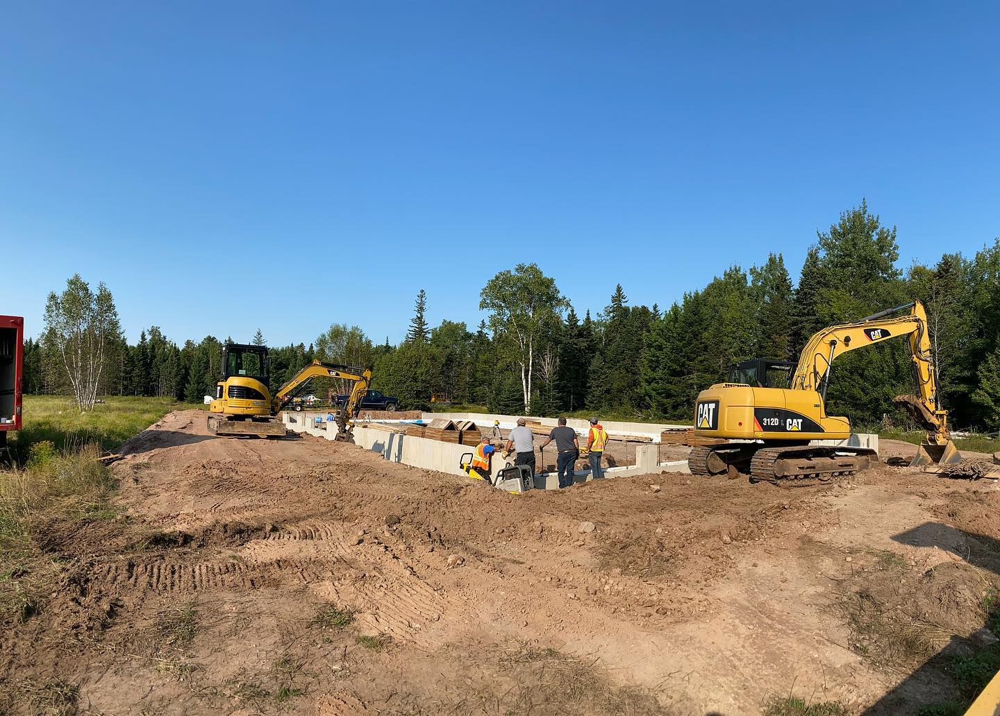 Foundations, Pads, & Site Prep Work | McCormick Landscaping