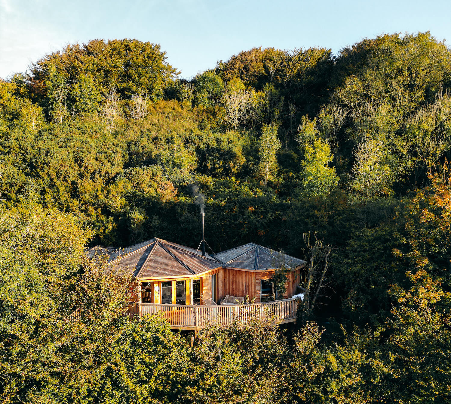 Luxury treehouses with hot tubs in Devon | Dog Friendly