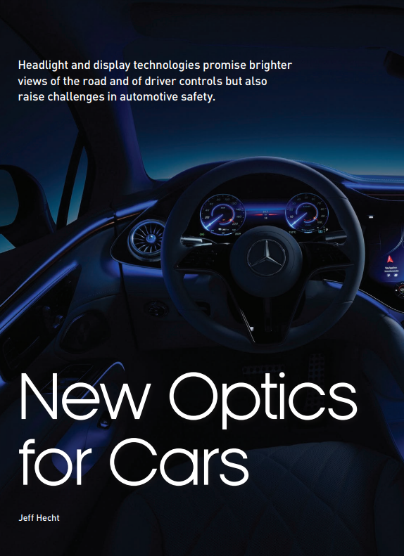 SLD Laser | New Optics for Cars | OPTICS & PHOTONICS NEWS