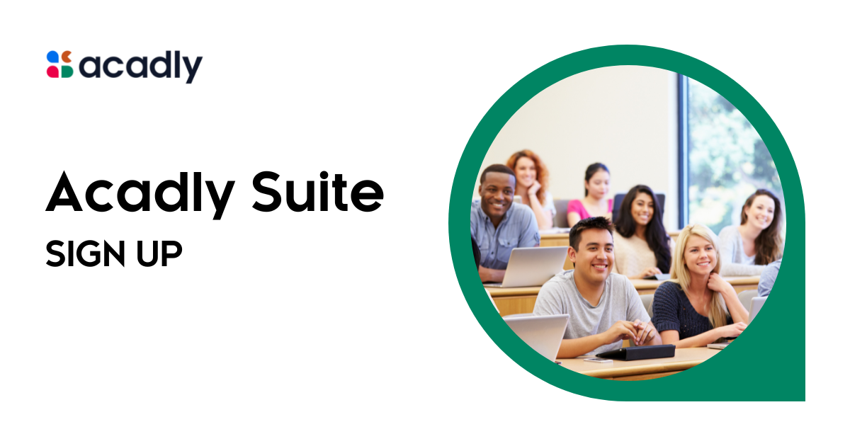 Sign Up | Acadly Suite