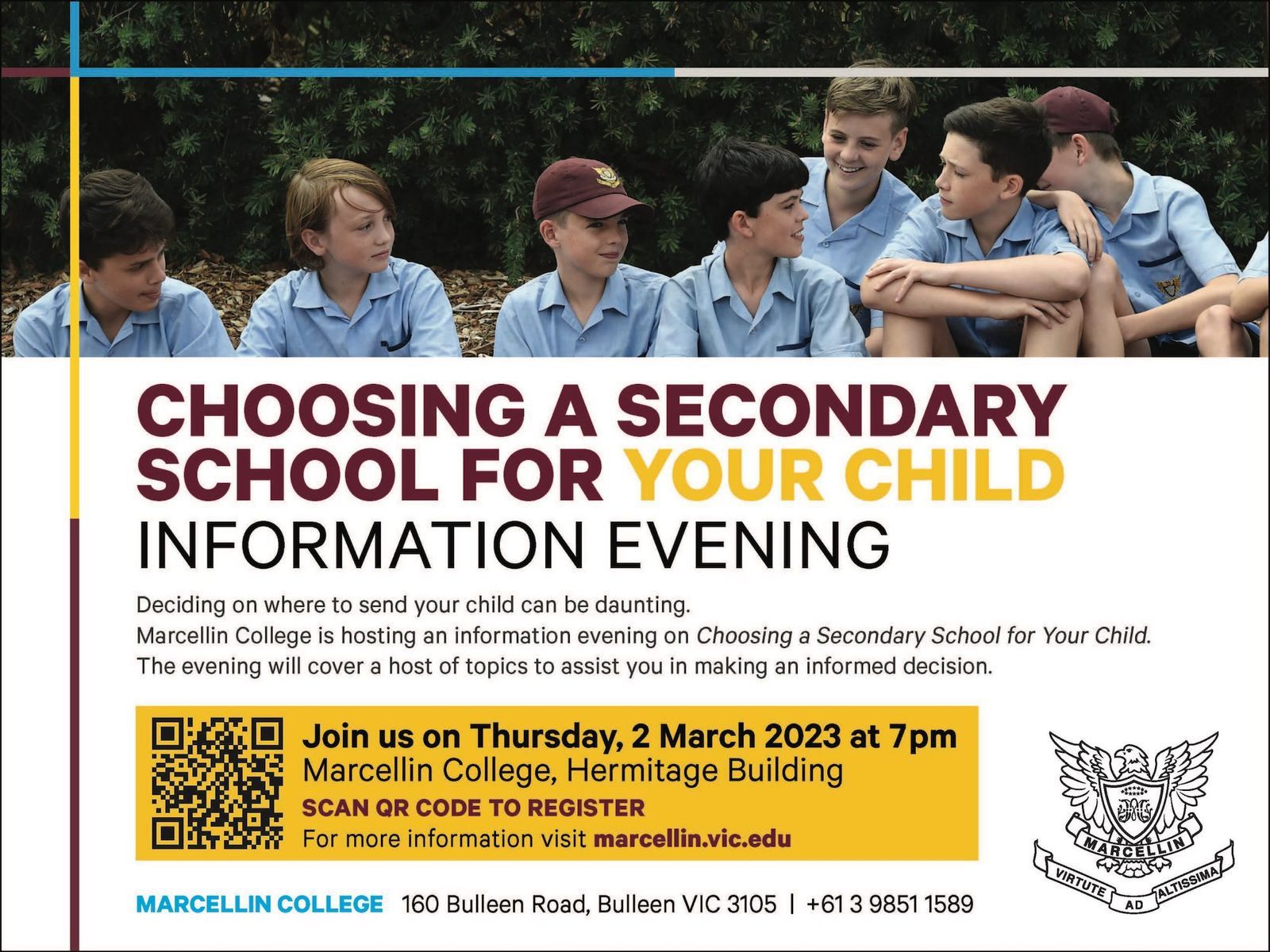 Marcellin College | Catholic Boys School Melbourne