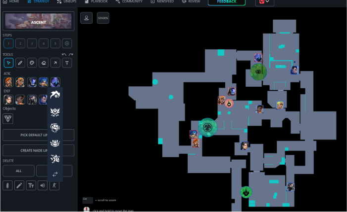 Valorant Strategy tool