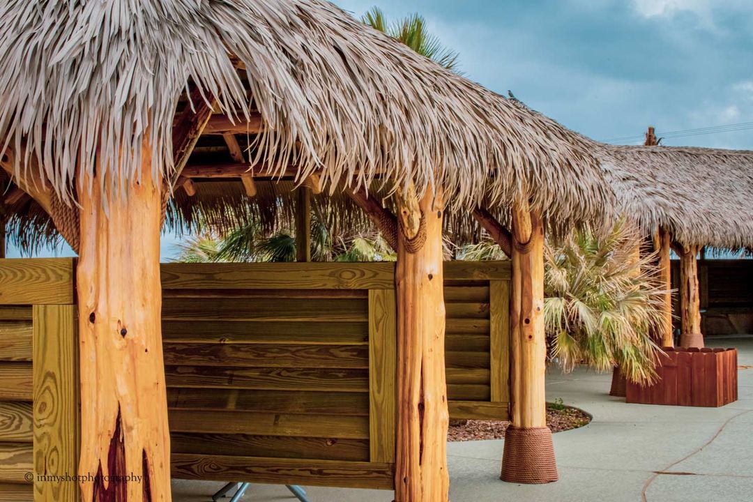 Lost Lagoon, El Campo | Coastal Shade Co | Thatched Pavilions, Palapas, Shade Structures ...