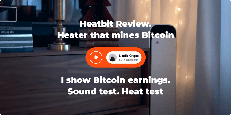 The first heater that mines bitcoin