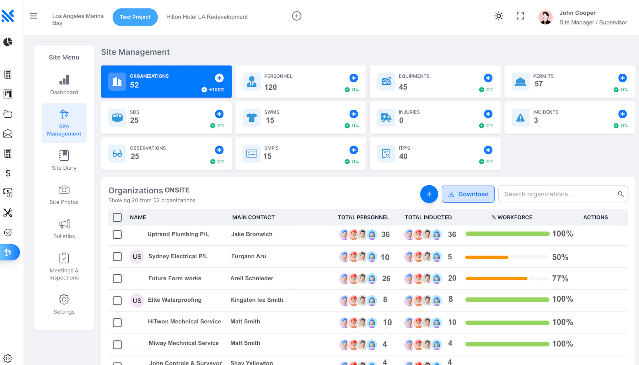 Construction Management Software for Invoicing, Finance, Site & Safety.