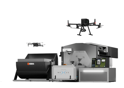 Hextronics Drone Docks Powered by FlytBase