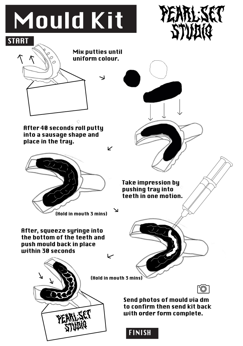 Pearl Set Studio - How To Order Your Grillz