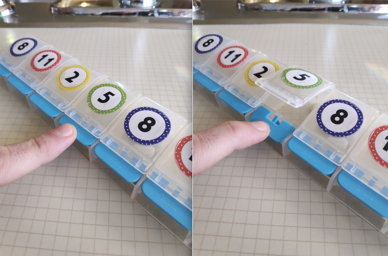 Number Stickers for Pill Box: Our Best Setup Yet | Graycare