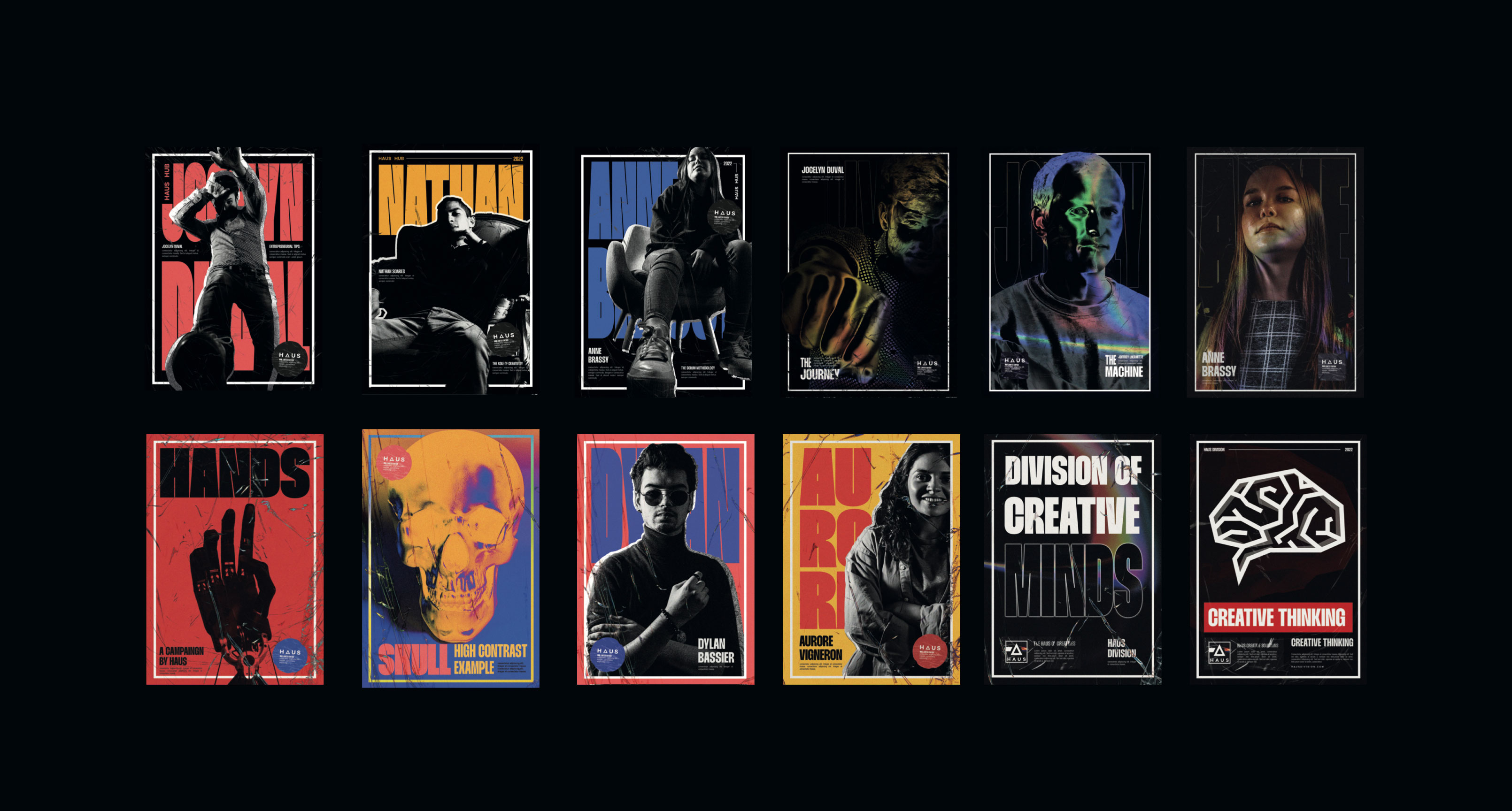 Haus Division Posters by Nathan Soares