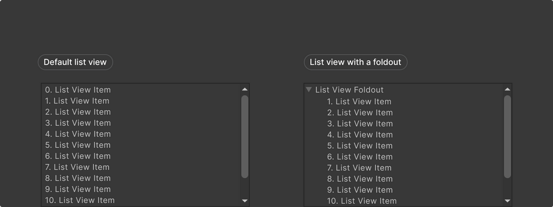 List View