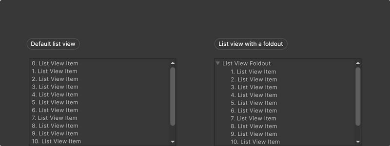 List View