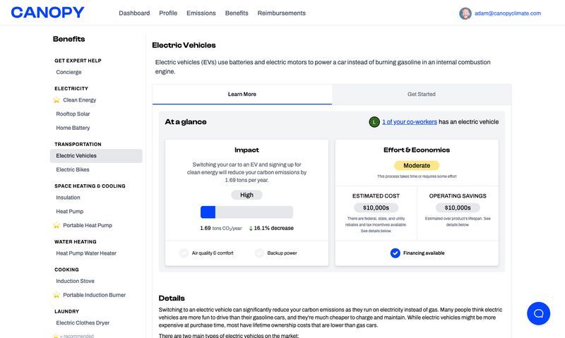 Canopy – Climate benefits for every company