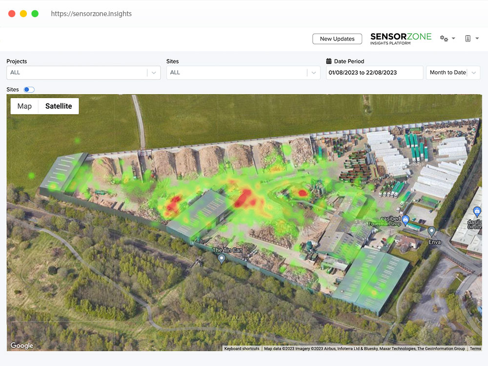 Insights Platform | SensorZone Proximity Warning System