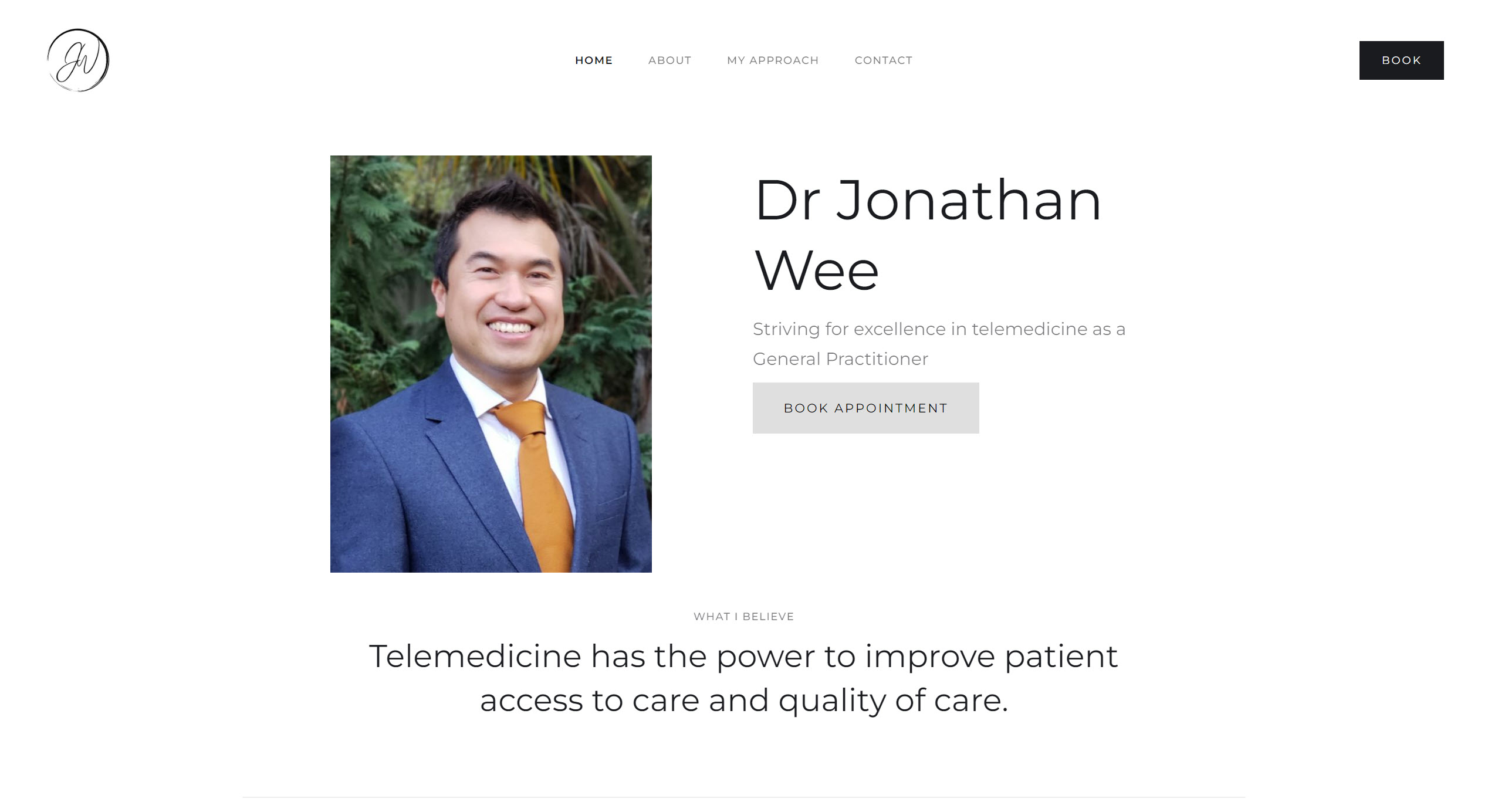 Dr Jonathan Wee - Telemedicine General Practitioner