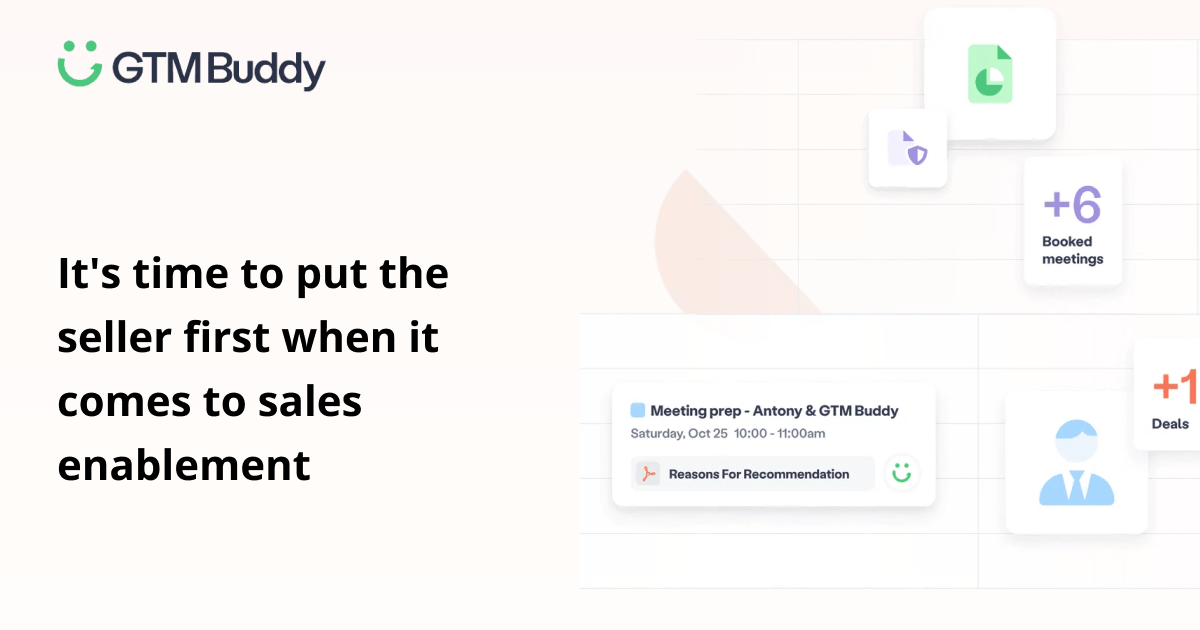 GTM Buddy for Sales Reps | Enable a New Generation of Smart Sellers