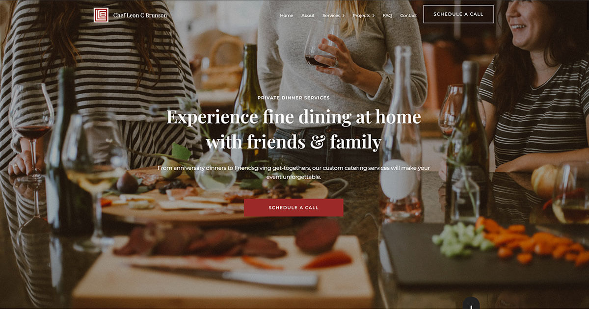 Private Dinners Catering - Custom Catering & Private Chef Services ...