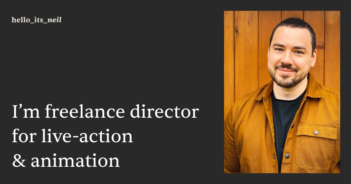 Home | Neil Rostance | Freelance Director and Motion Designer