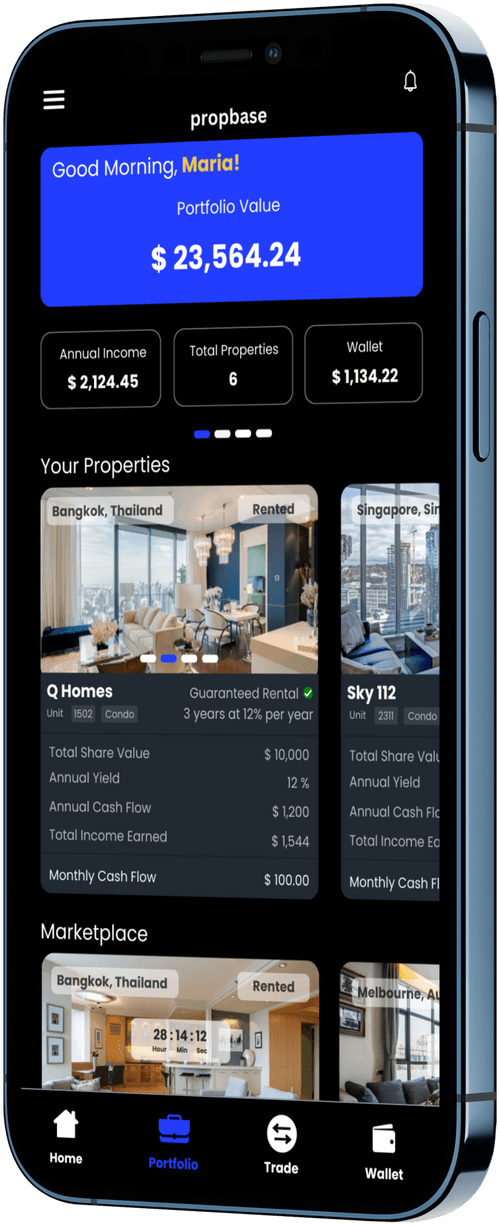Home - Propbase - The future of real estate investing