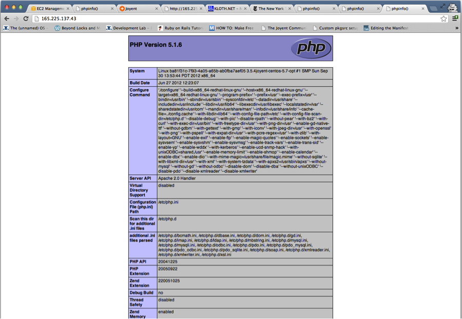 LAMP stack on Joyent SmartOS | Triton DataCenter