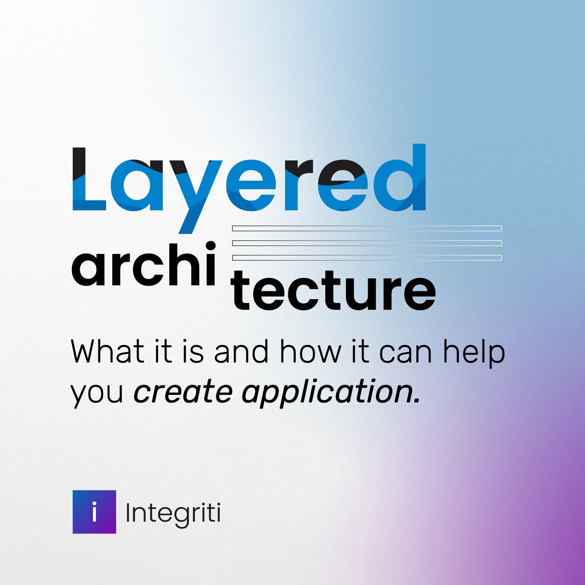 What is Layered Architecture and The Application Layers?
