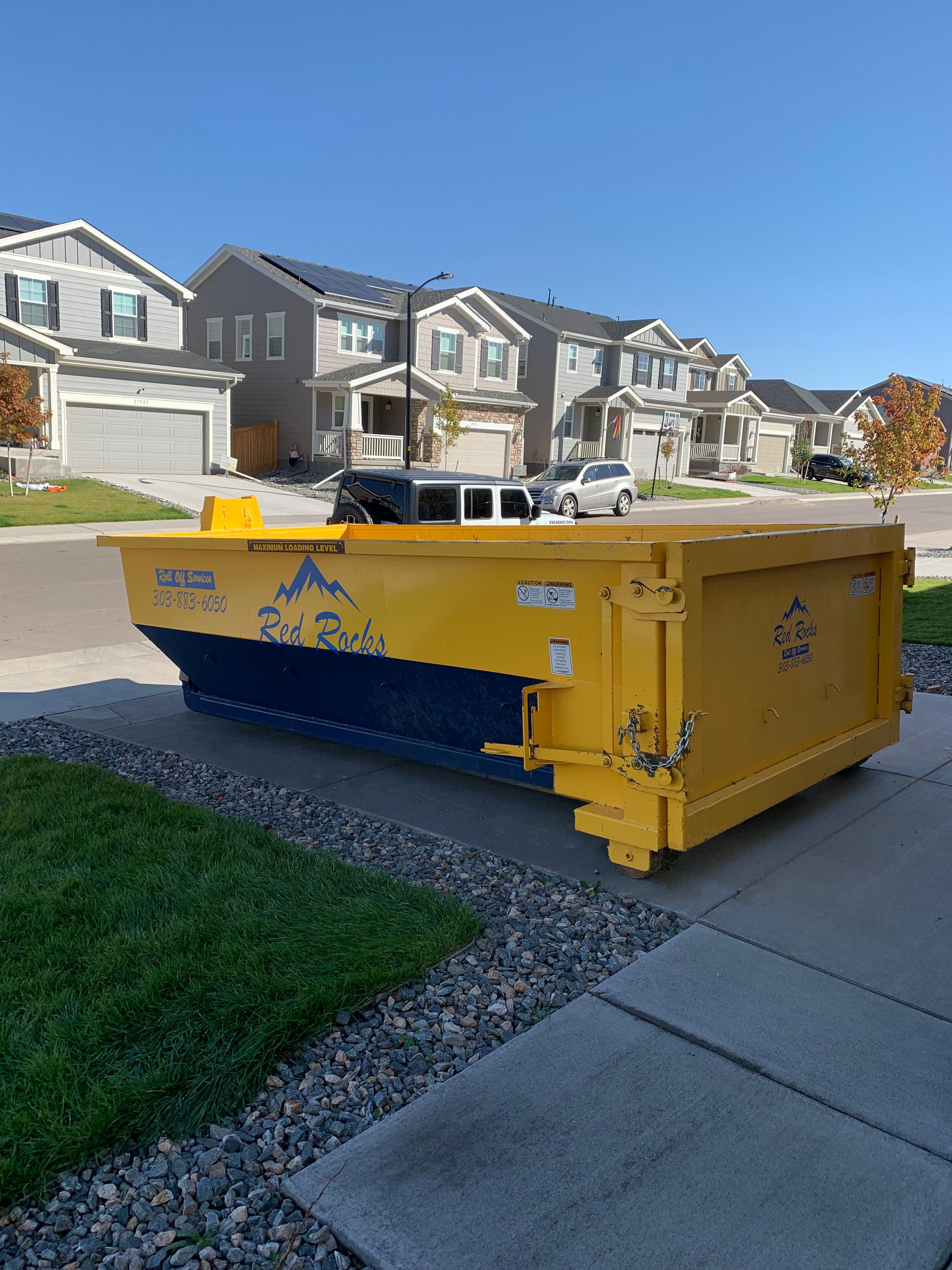 15 Yard Dumpster Rentals in Denver, CO | Red Rocks Roll Offs