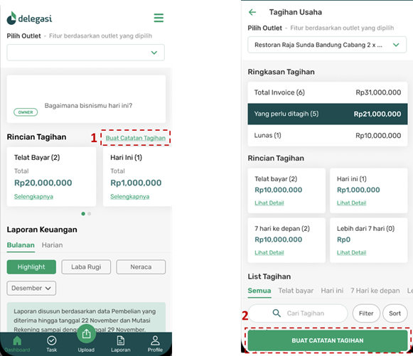 Del Invoice: Print Invoice dengan List Produk